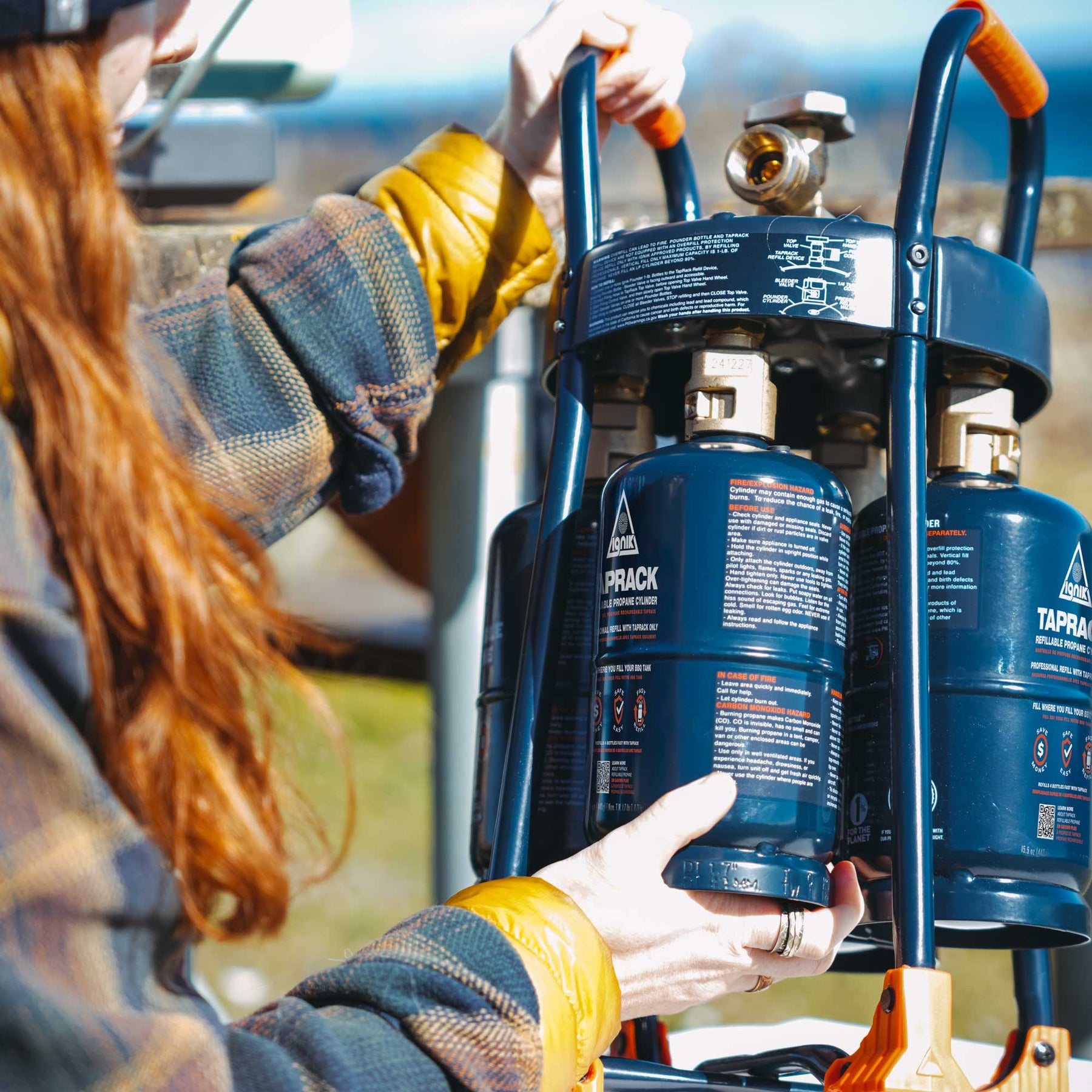 TapRack Refillable Propane System – Ignik Outdoors